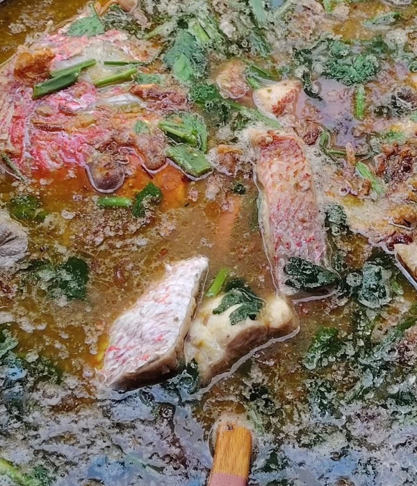 Sup Ikan Merah Simple Resipi Ibu Mertua, Kuah Hijau Padu & Isi Lembut!