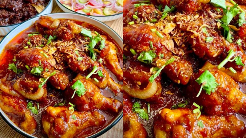 Ayam Masak Merah Ringkas, Resipi Mudah & Sedap Macam Lauk Kenduri
