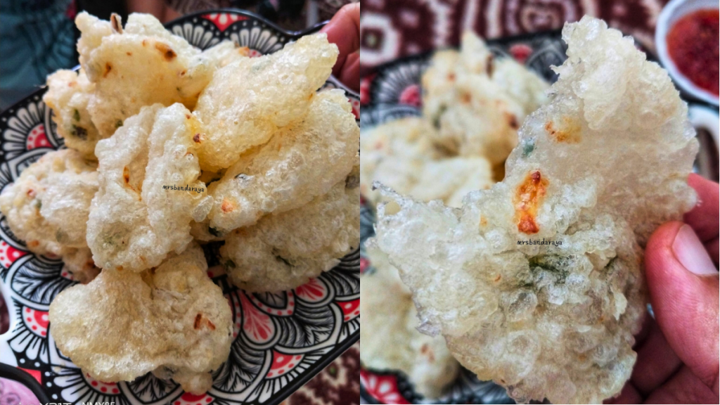 Resepi Cireng Goreng Rangup & Kenyal, Guna Tepung Ubi Saja