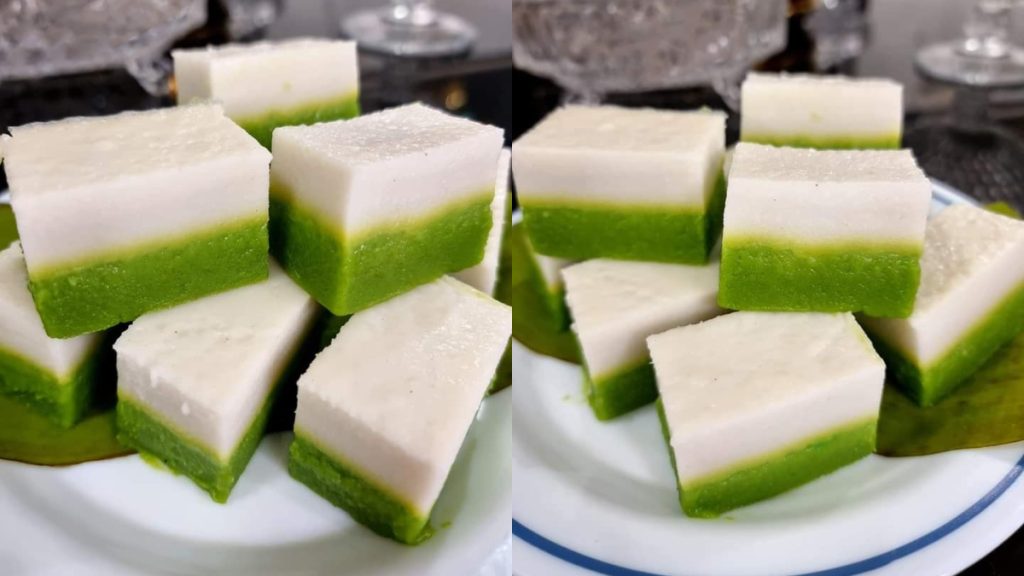 Resepi Kuih Talam Pandan Gebu Dengan Petua Elak Lapisan Berair