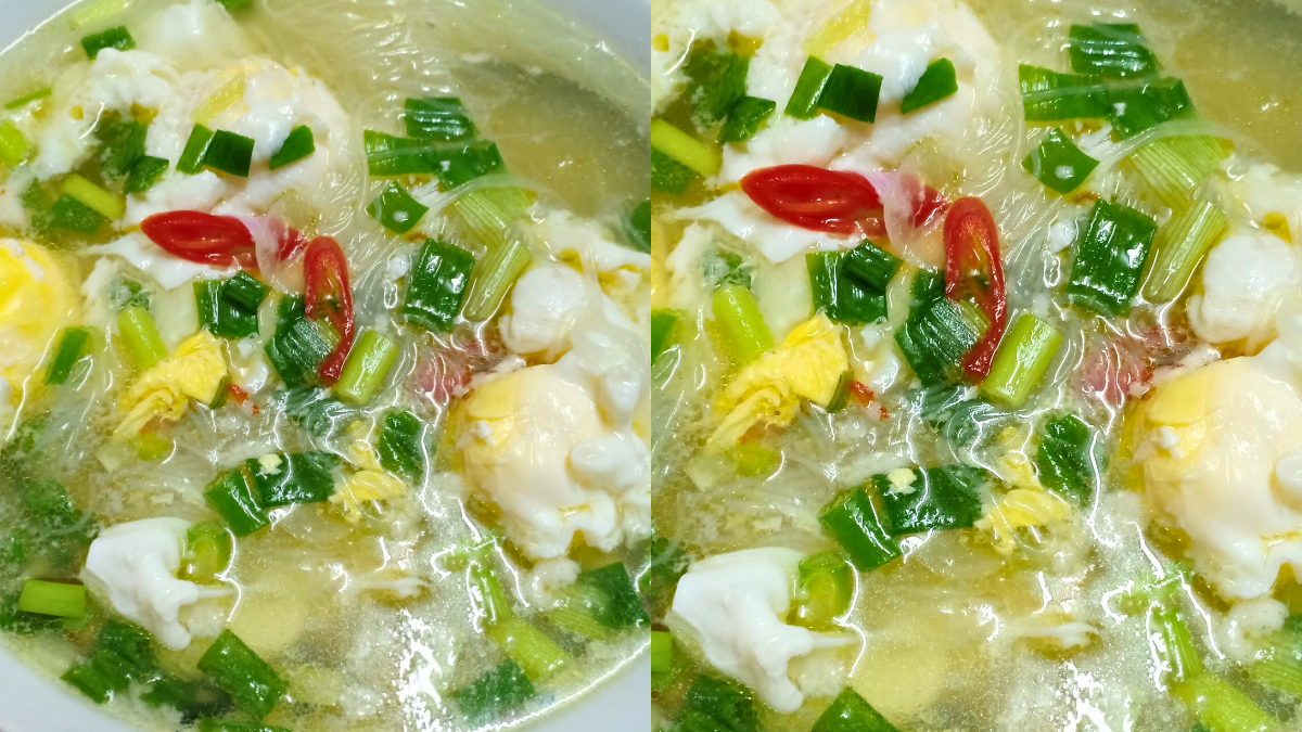 Sup Telur Simple, Memang Layan Bila Makan Dengan Nasi Panas!