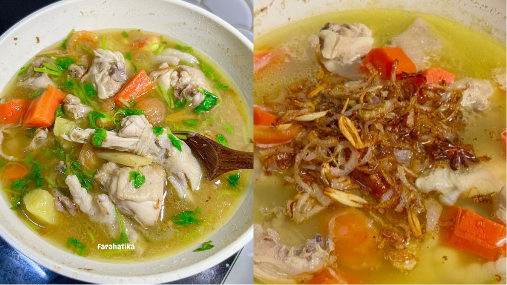 Masak Sup Ayam Versi Tumis Darat, Rasa Lagi Padu & Wangi Semerbak