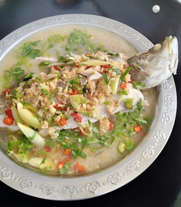 Ikan Siakap Stim Ala Thai, Tips Masak Supaya Aroma Sentiasa Wangi