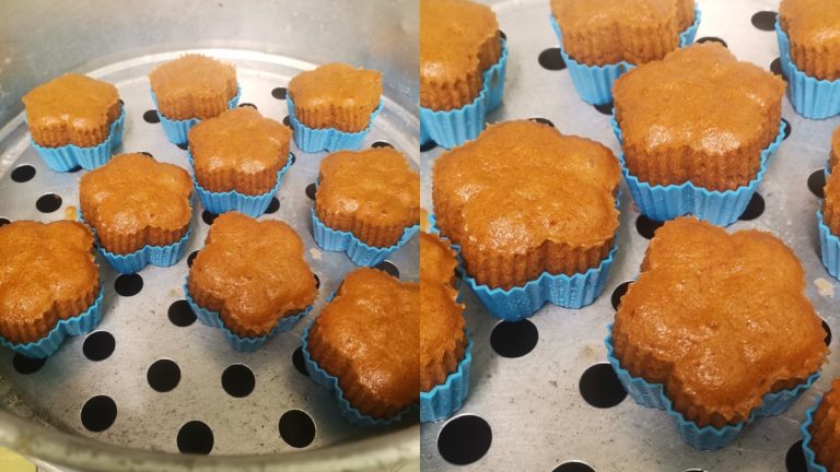 Kuih Apam Gula Hangus, Cara Buat Versi Mini Yang Gebu Luar Biasa