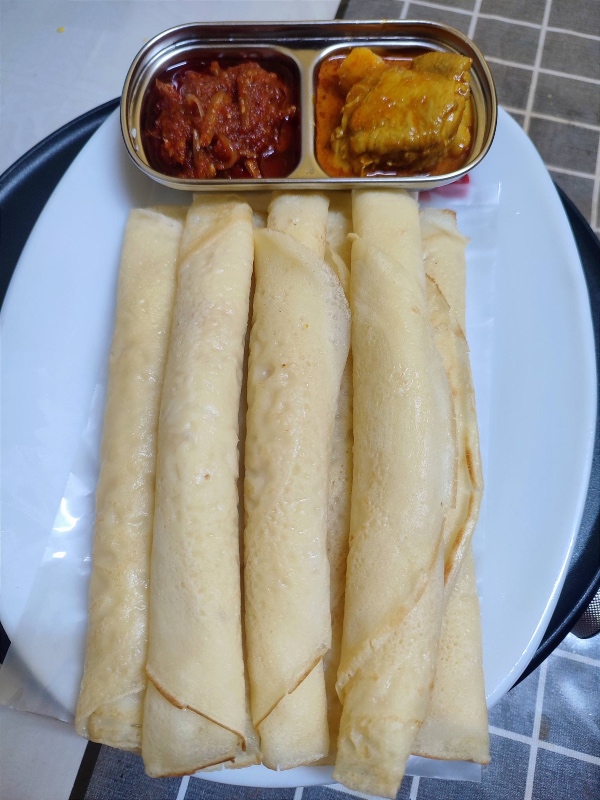 Lempeng Gulung Lembut, Sesuai Untuk Sarapan Dan Minum Petang