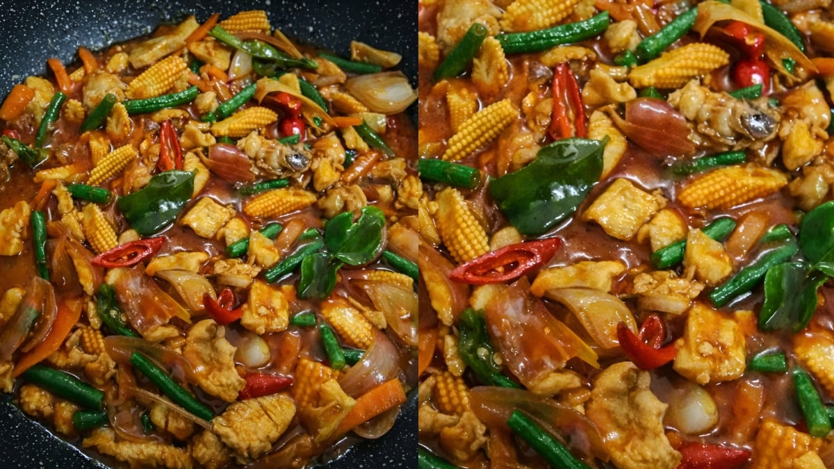 Ayam Paprik Simple Tak Guna Garam, Rasa Padu & Tak Terlalu Masin