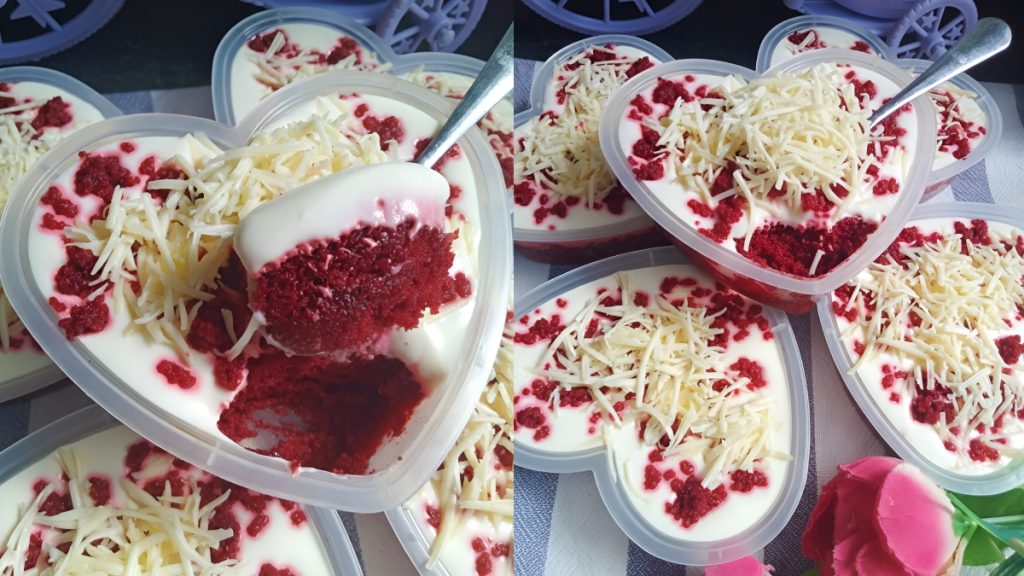 Kek Red Velvet Cheese Leleh Paling Lembut & Berkrim