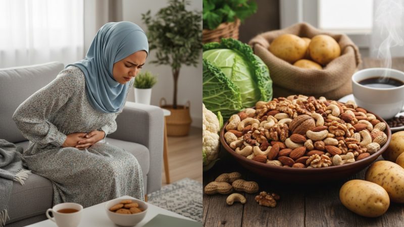 Makanan Berangin Yang Menyebabkan Perut Kembung & Gastrik