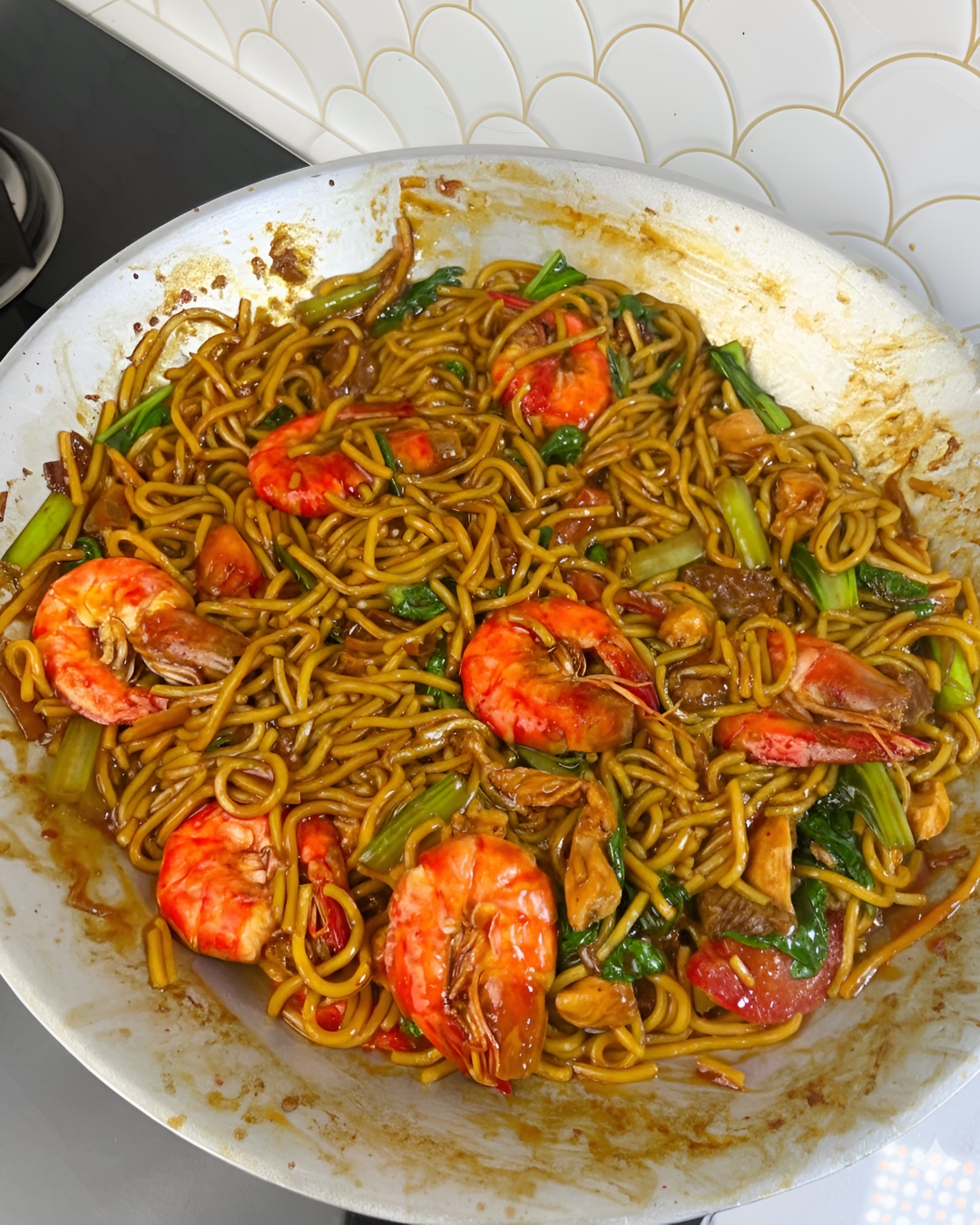 Masak Mee Goreng Belemoih Satu Kuali, Kuah Pekat & Tak Lembik
