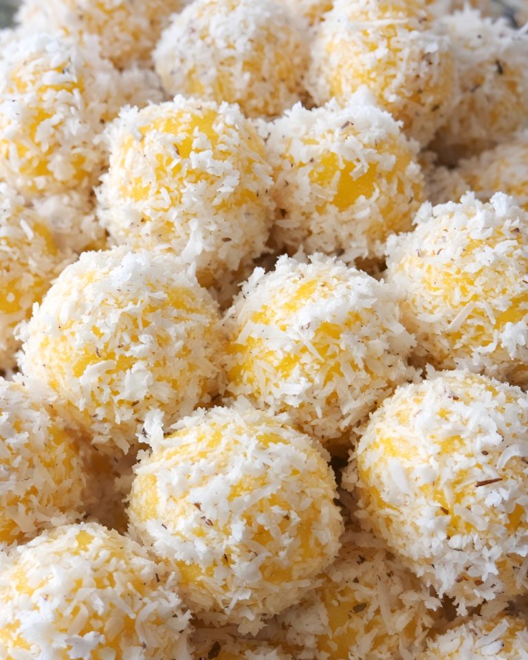 Resepi Buah Melaka Labu Lembut, Kenyal & Gula Melaka Cair