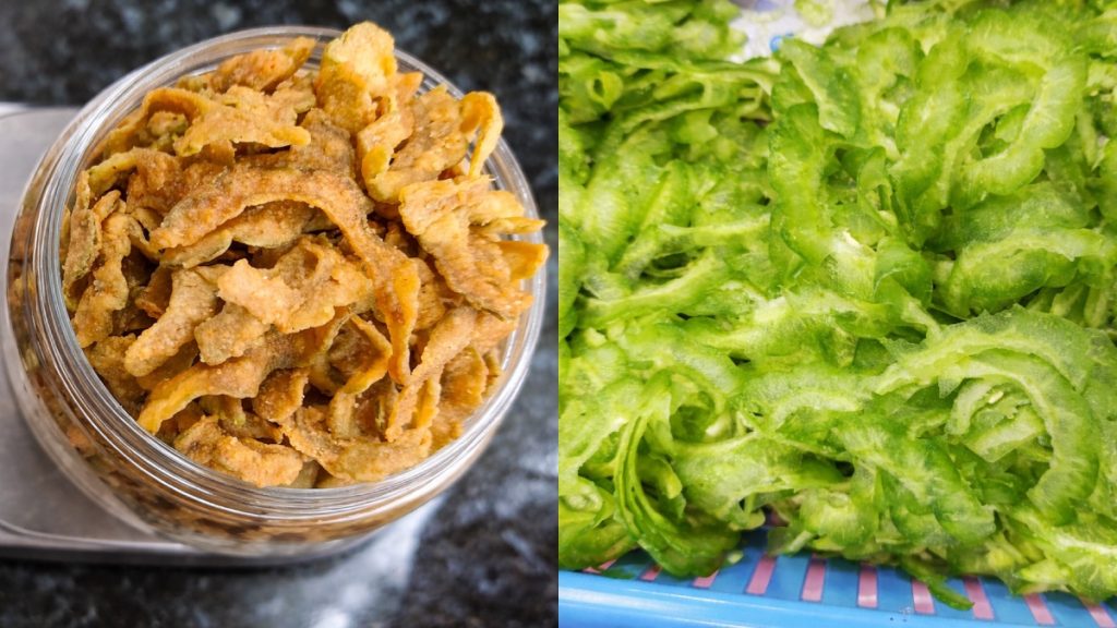 Resepi Kerepek Peria Rangup Tanpa Pahit, Mudah & Confirm Sedap