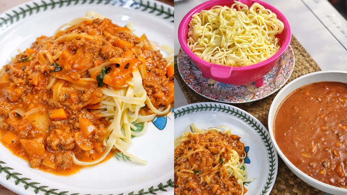 Resipi Spaghetti Bolognese Ala Melayu, Pedas-Pedas Berkrim Memang Padu!