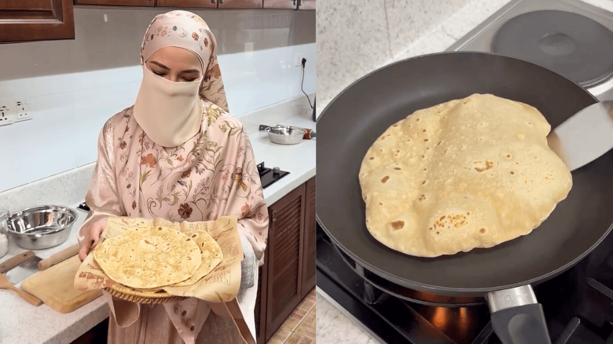 Capati Resepi Neelofa Yang Lembut & Kembung, Guna 4 Bahan Mudah!