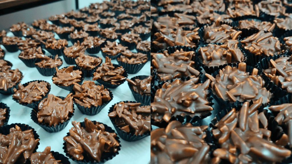 Almond Clusters Rangup Guna 2 Bahan, Cara Mudah & Tak Perlu Oven!
