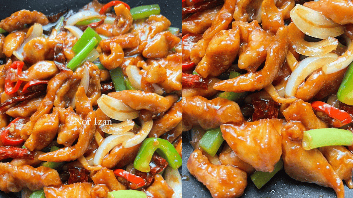 Ayam Masak Sos Tiram Pekat Berkilat, Resipi Mudah Jadi Rebutan
