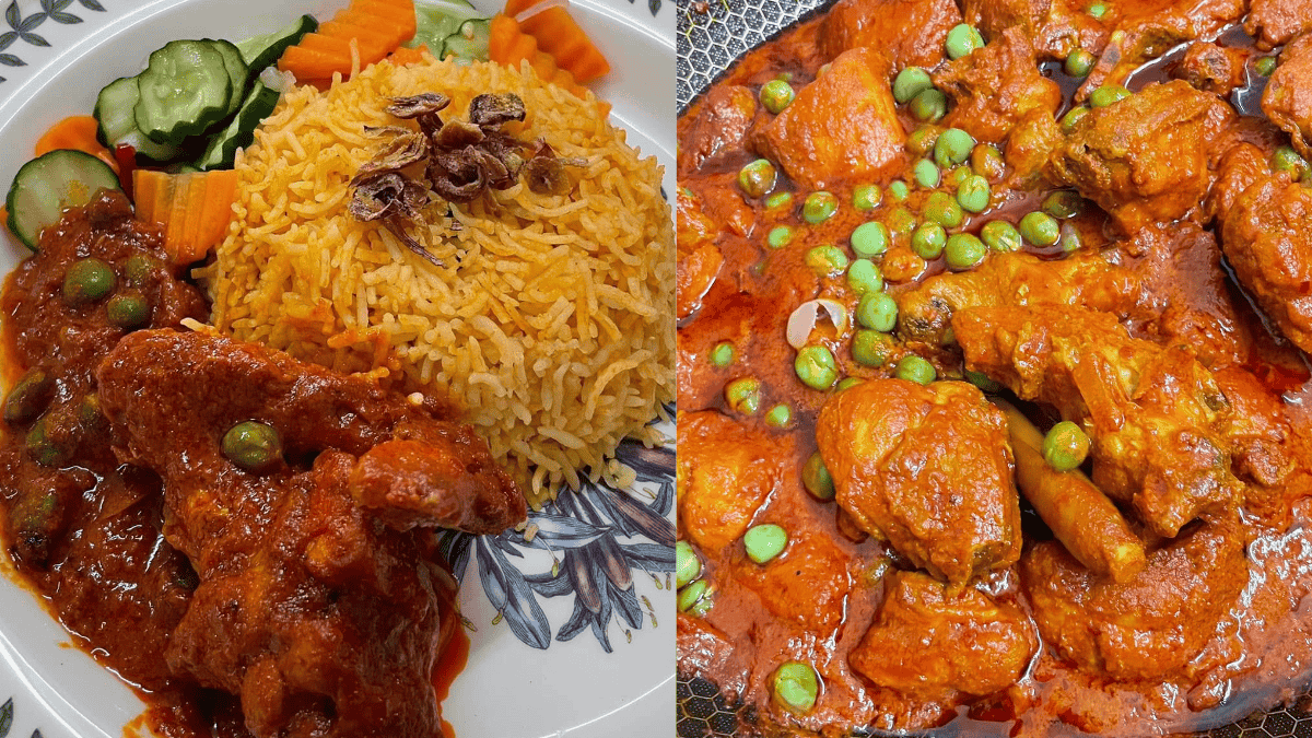 Resepi Nasi Tomato Sedap Dengan Ayam Masak Merah & Jelatah Timun