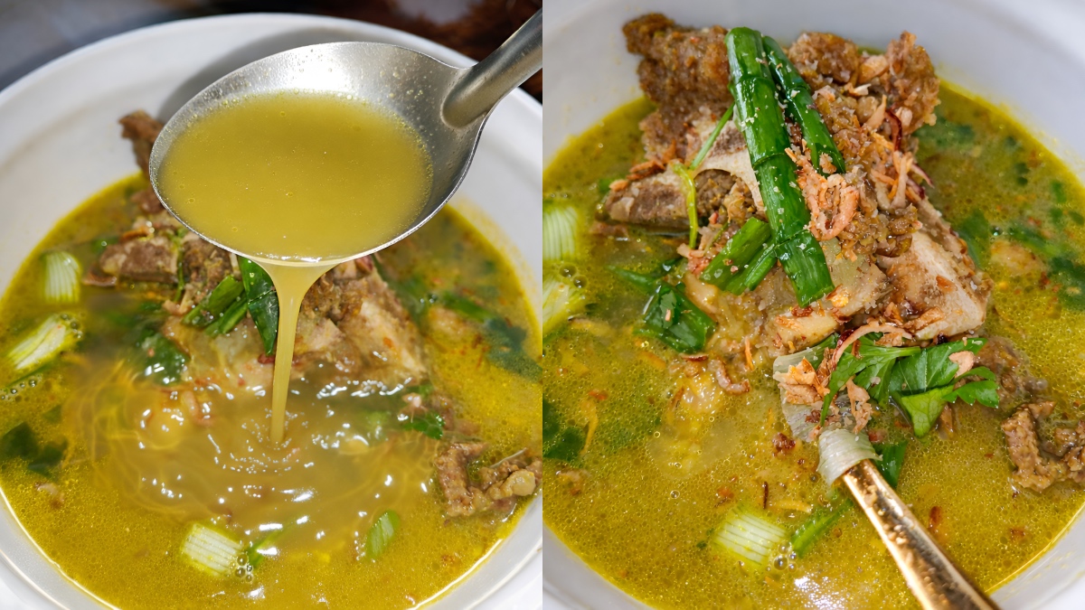 Sup Soto Ala Indonesia, Kuah Pekat Likat, Resipi Mudah Dan Sedap