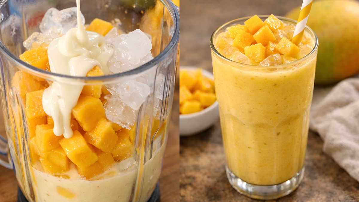 Air Mangga Segar & Manis, Resipi Mudah Untuk Minuman Berbuka Puasa