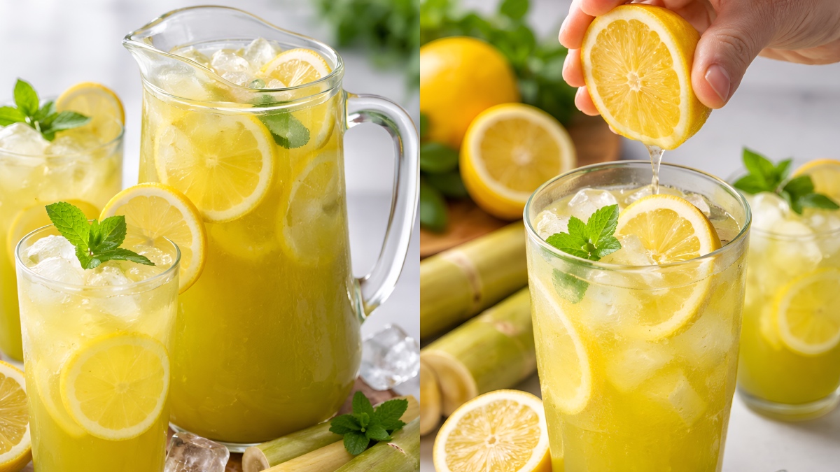 Air Tebu Lemon Viral Untuk Berbuka, Segar & Mudah Disediakan