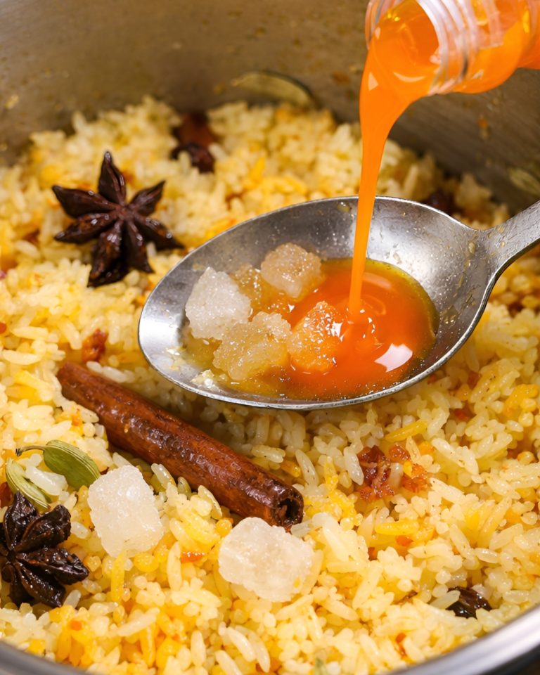 Nasi Minyak Sedap, Resipi Mudah Guna Sunquick & Gula Batu Wangi