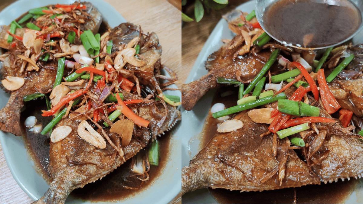 Resipi Ikan Bawal Kicap Chinese Style Yang Wangi & Membuka Selera