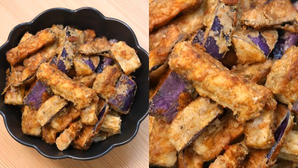 Terung Celup Tepung Rangup Guna 4 Bahan, Confirm Jadi Setiap Kali