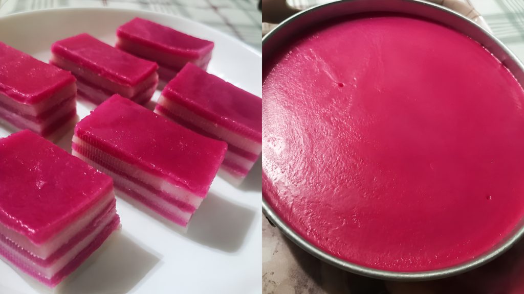 Kuih Lapis Sukatan Cawan Lembut Dan Cantik Sekata, Anak-Anak Suka
