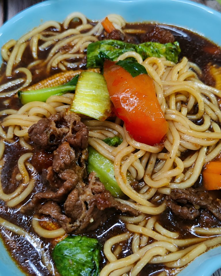 Mee Hailam Daging Cara Warung Negeri Sembilan, Kuah Pekat Padu