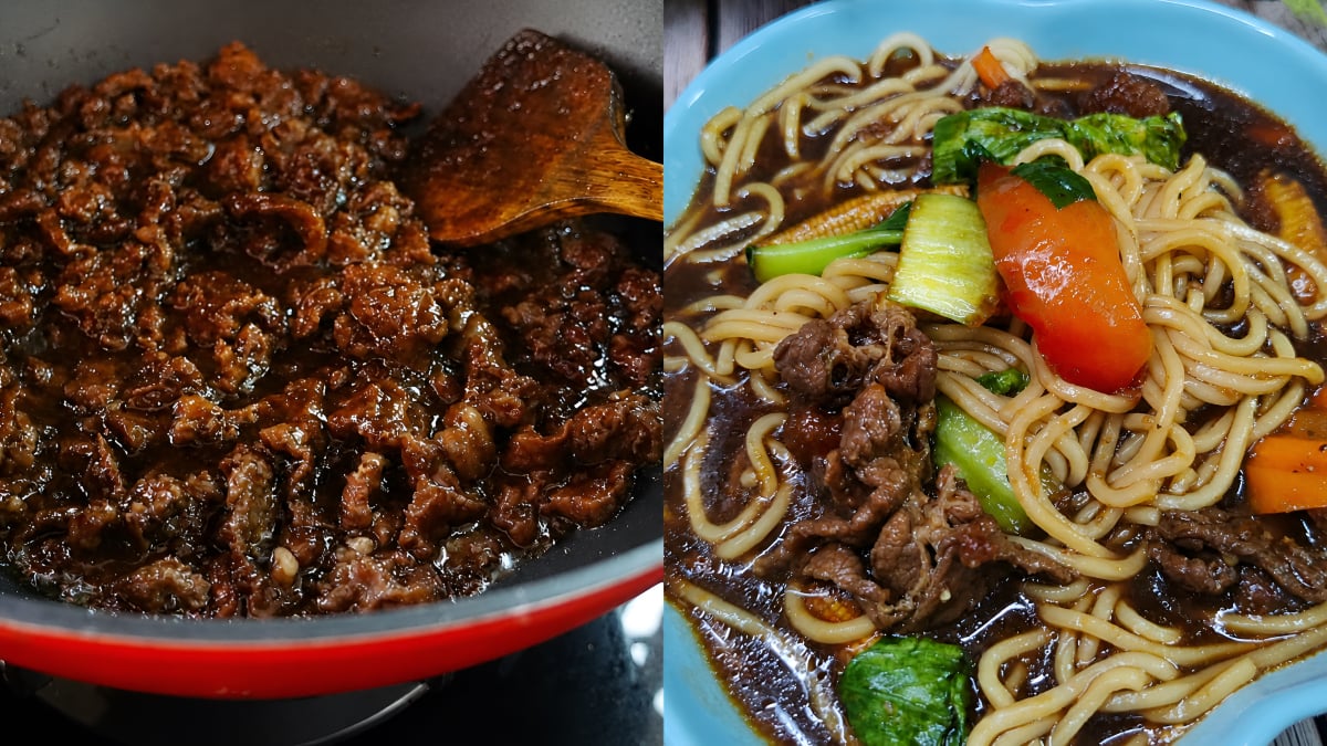 Mee Hailam Daging Cara Warung Negeri Sembilan, Kuah Pekat Padu