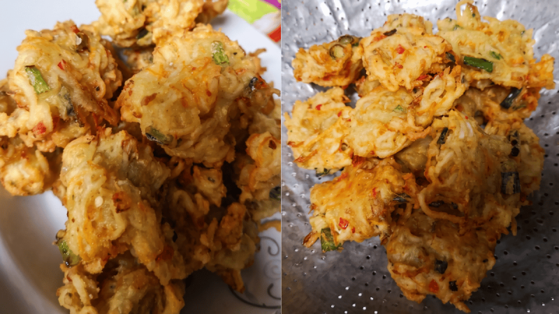 Resipi Cucur Mi Segera, Ramai Tak Pernah Cuba Tapi Sedap Rupanya!